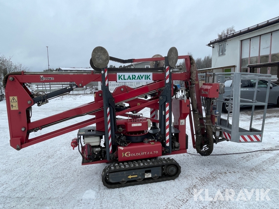 Banddriven skylift Hinowa Goldlift 14.70, Uppsala, Klaravik