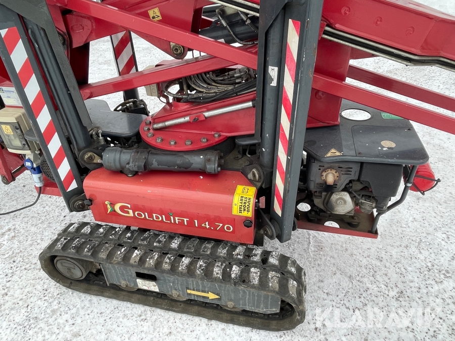 Banddriven skylift Hinowa Goldlift 14.70, Uppsala, Klaravik