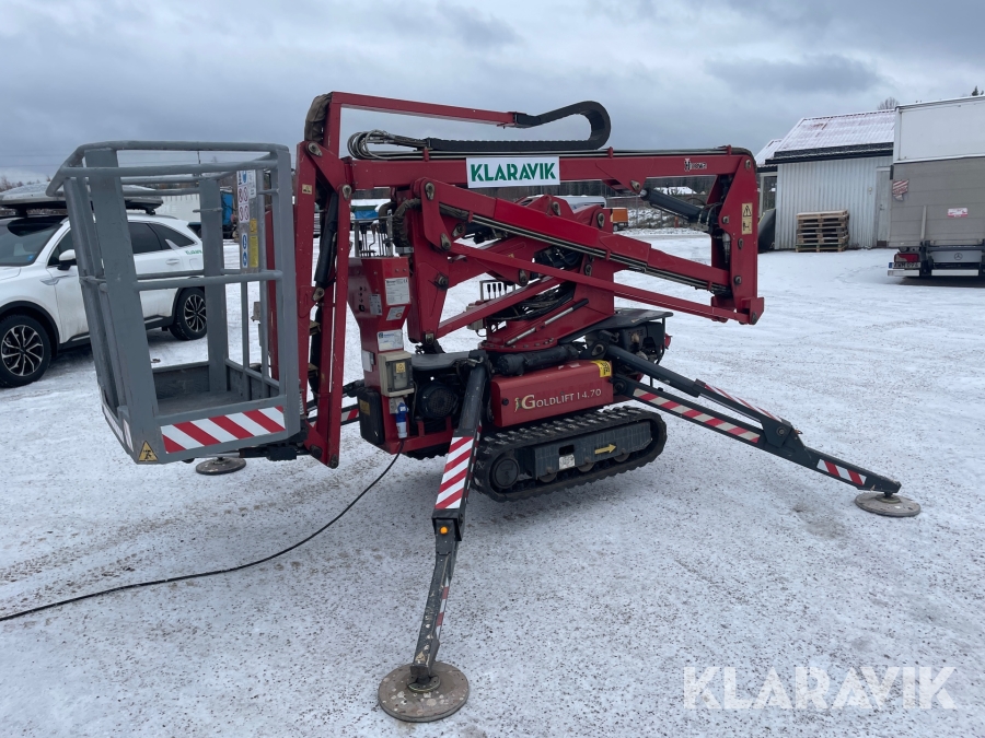 Banddriven skylift Hinowa Goldlift 14.70, Uppsala, Klaravik