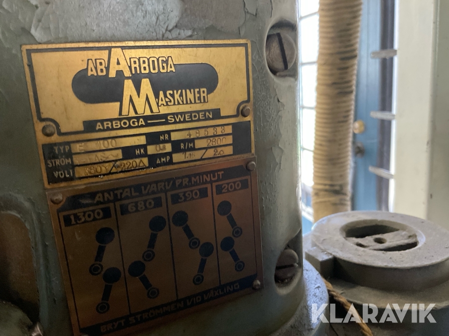 Pelarborr Arboga E 100, Lycksele, Klaravik auktioner