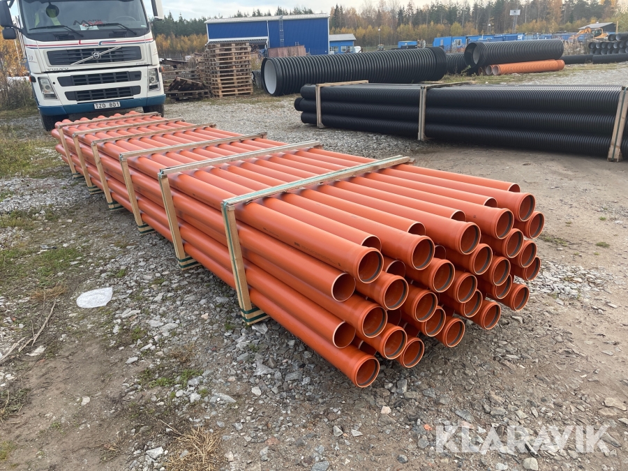 Markrör PVC SN8 110 mm, Lindesberg, Klaravik auktioner