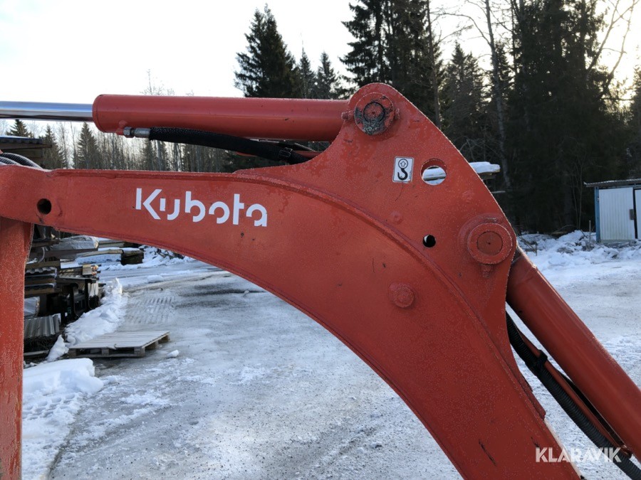 Minigrävmaskin 2 ton Kubota KX35-3