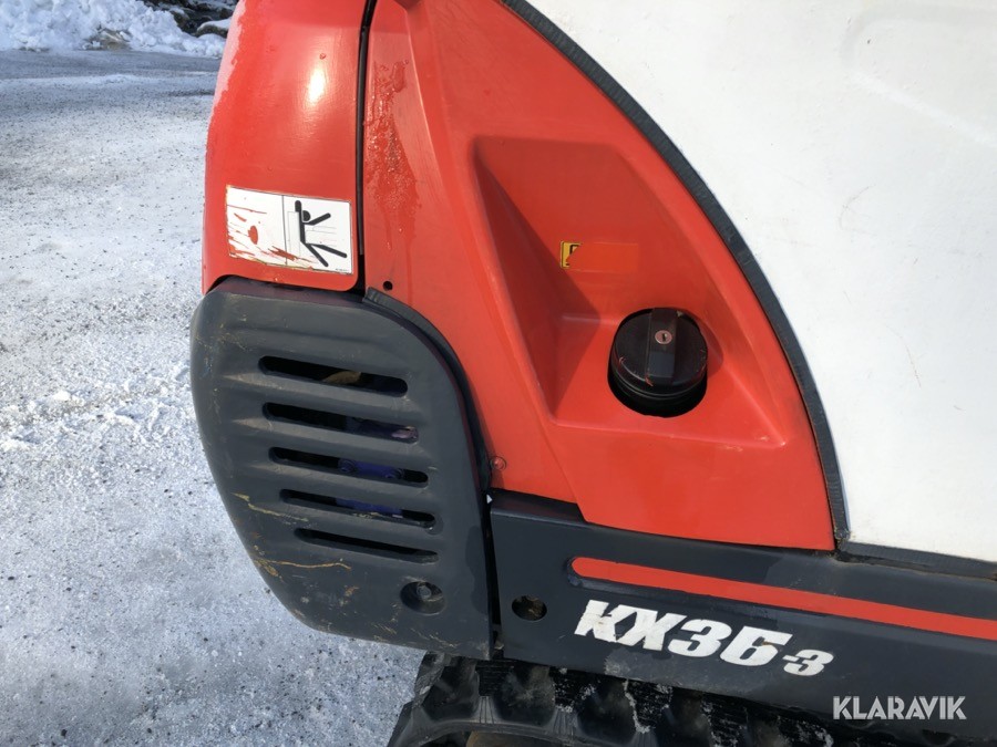 Minigrävmaskin 2 ton Kubota KX35-3