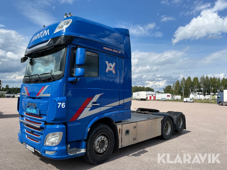 Dragbil DAF FTS XF530Z, Hylte, Klaravik auktioner