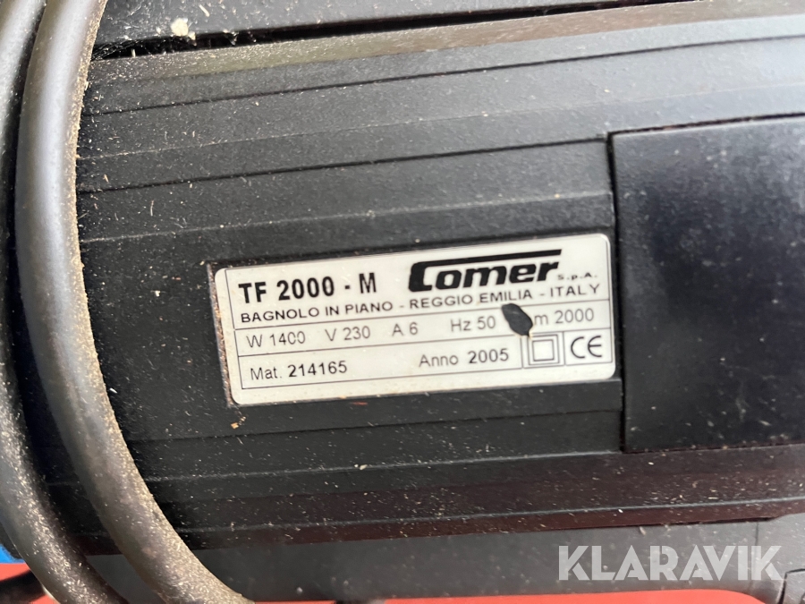 Ensilagekniv Comer TF 2000-M, Vallentuna, Klaravik auktioner