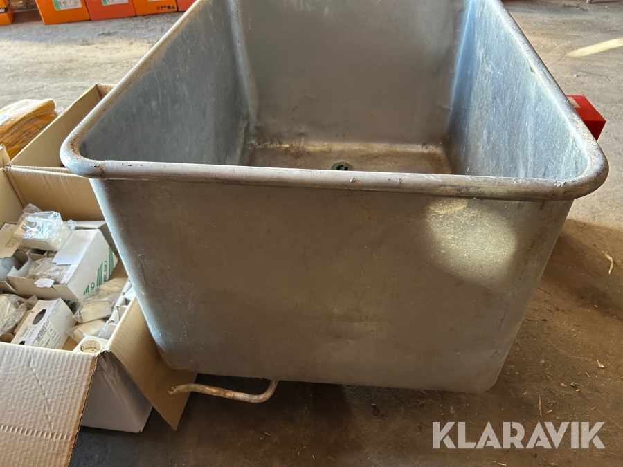 Rostfri balja på hjul, Vara, Klaravik auktioner