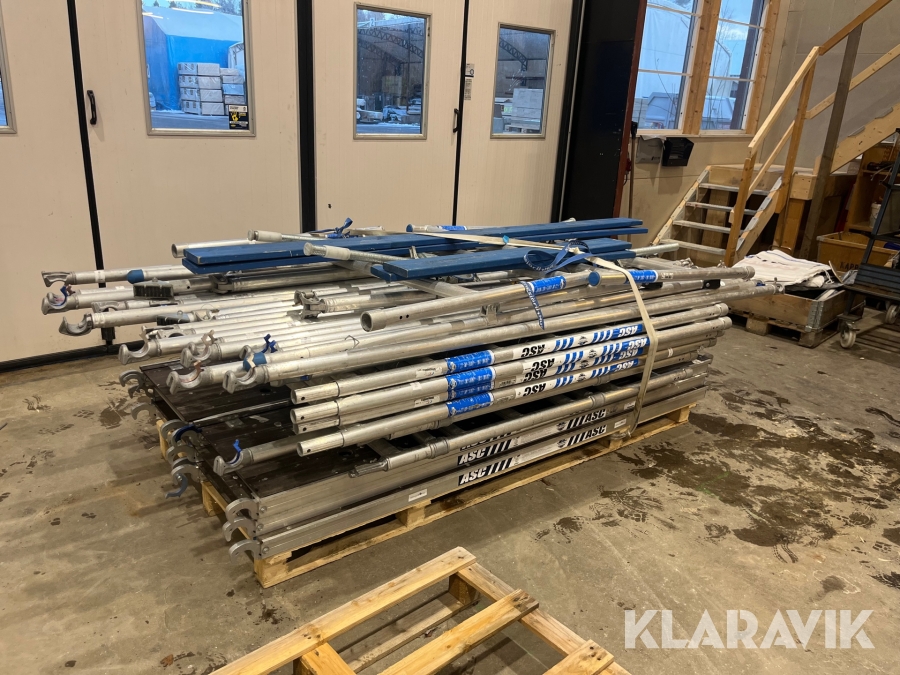 Aluminiumställning ASC Group, Härryda, Klaravik auktioner