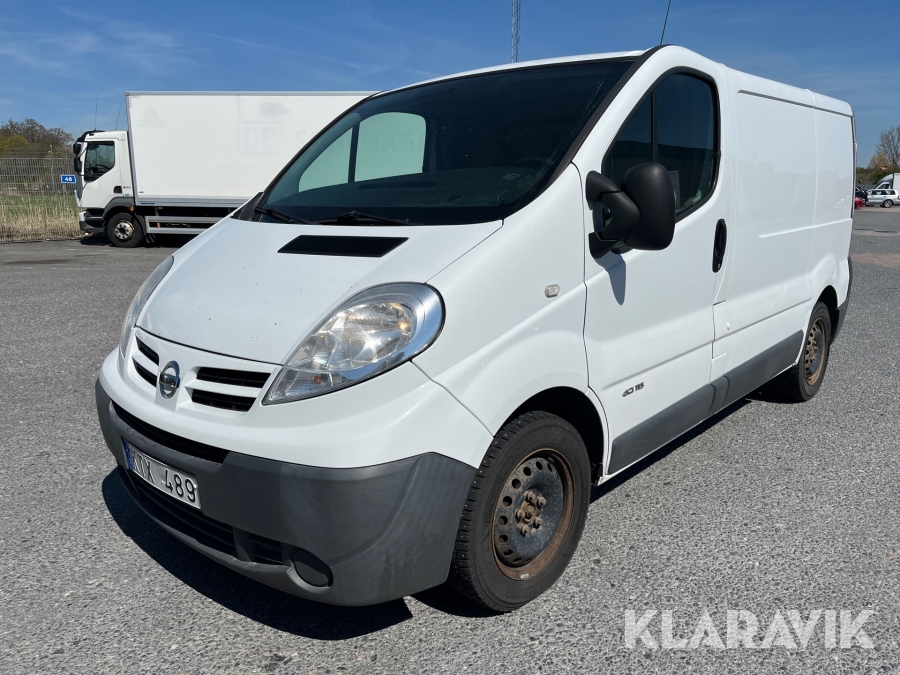 Skåpbil Nissan Primastar, Norrköping, Klaravik auktioner