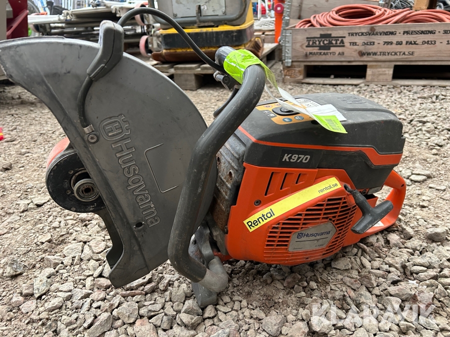 Motorkap Husqvarna K970, Uppsala, Klaravik auktioner