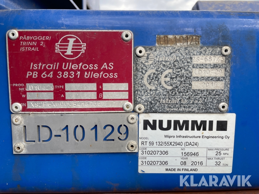 Byggnation tippdumper Istrail RT 59, Östersund, Klaravik au