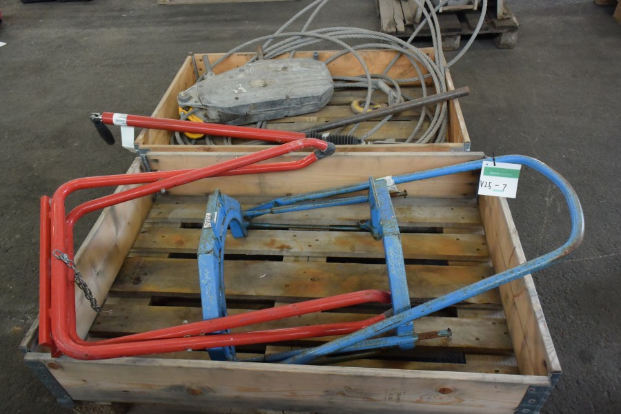 Klaravik Auktioner | Tirfor block med mera