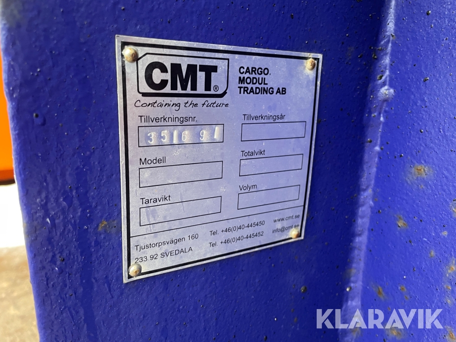 Asfaltsflak CMT, Eda, Klaravik auktioner