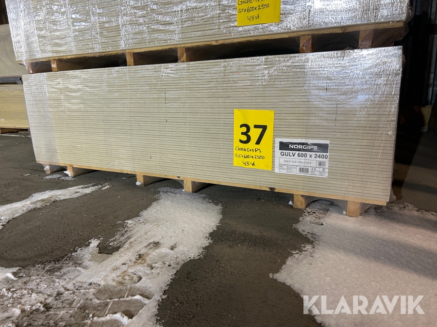Golvgips 13*600*2500, Kramfors, Klaravik auktioner