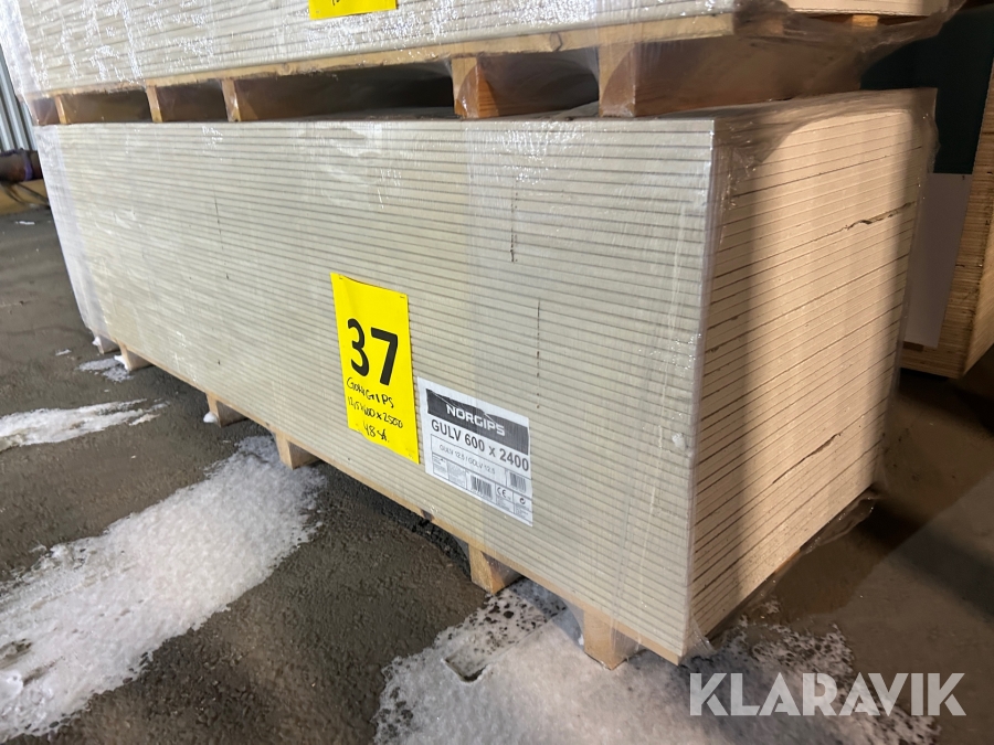 Golvgips 13*600*2500, Kramfors, Klaravik auktioner