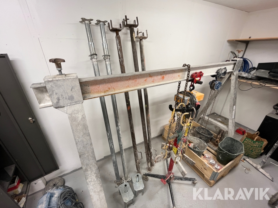 Lyftanordning med diverse tillbehör, Stockholm, Klaravik auk