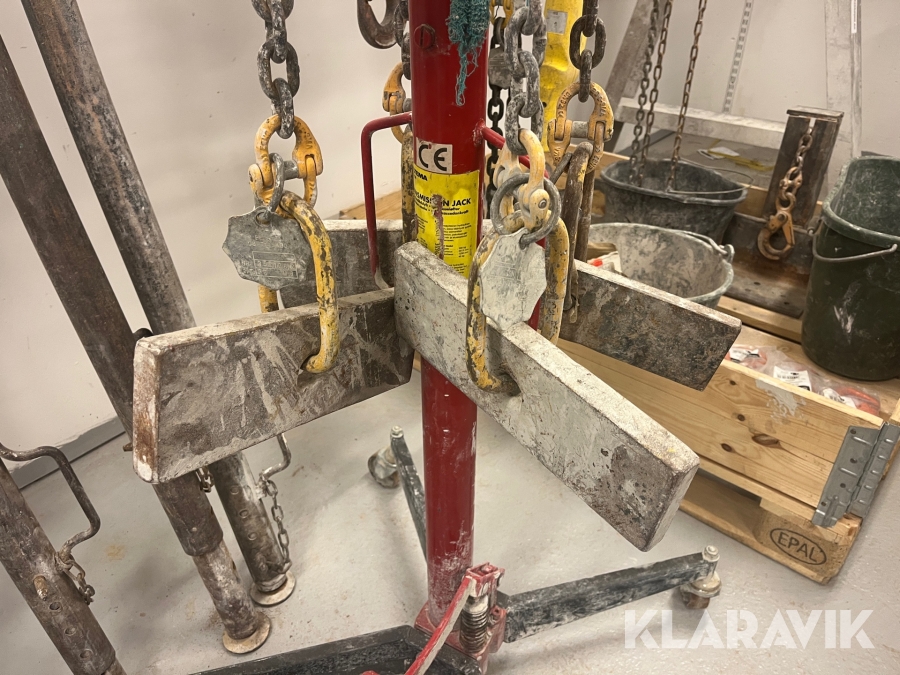 Lyftanordning med diverse tillbehör, Stockholm, Klaravik auk