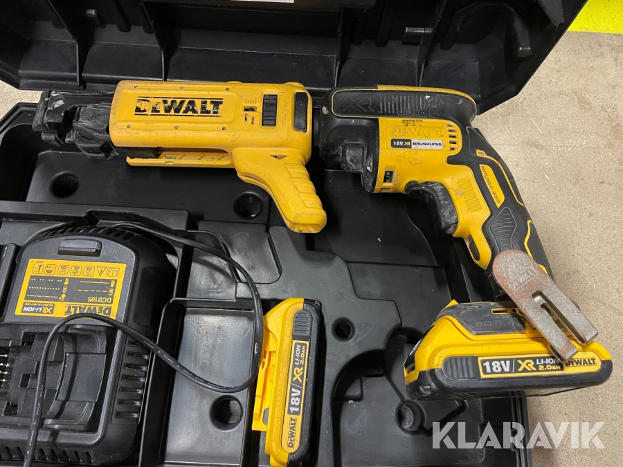 Klaravik Auktioner | Gipsskruvdragare Dewalt DCF620