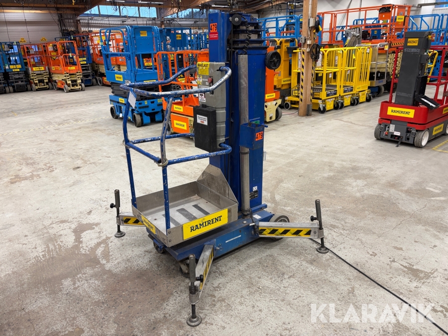 Pelarlift UpRight UL25, Järfälla, Klaravik auktioner