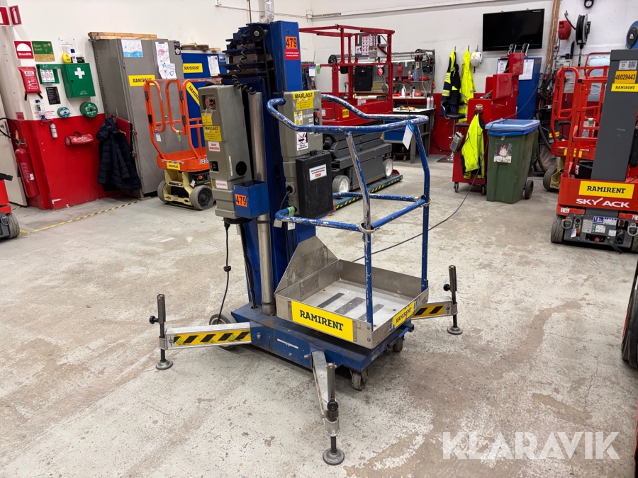 Pelarlift UpRight UL25, Järfälla, Klaravik auktioner