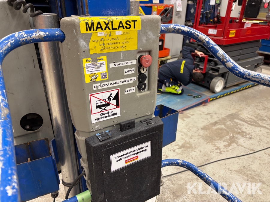 Pelarlift UpRight UL25, Järfälla, Klaravik auktioner