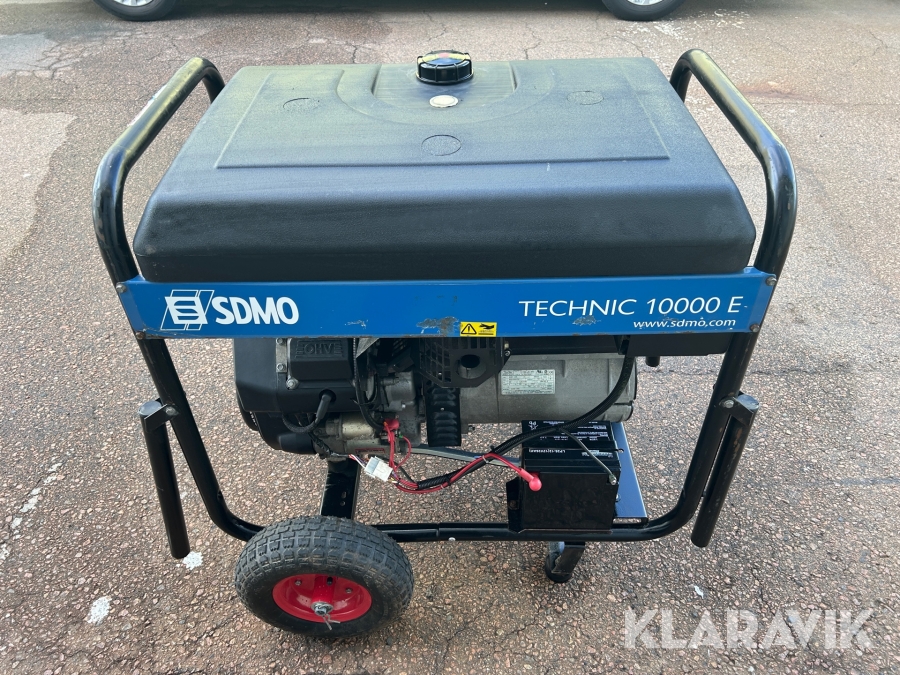 Elverk SDMO Technic 10000 E, Helsingborg, Klaravik auktioner
