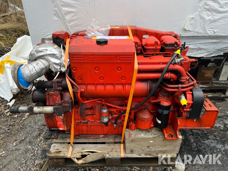 Båtmotor Scania D12, Vaxholm, Klaravik auktioner
