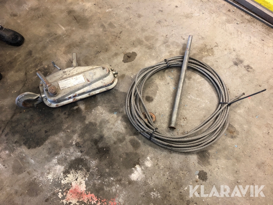 Klaravik Auktioner | Tirfor block Glima 15 K