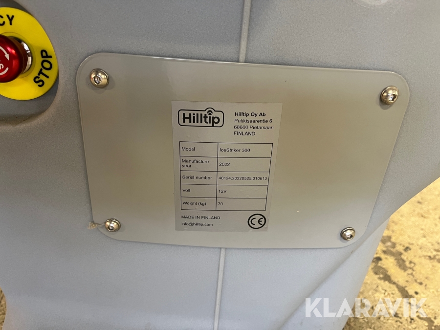 Saltspridare Hilltip IceStriker 300, Lund, Klaravik auktione