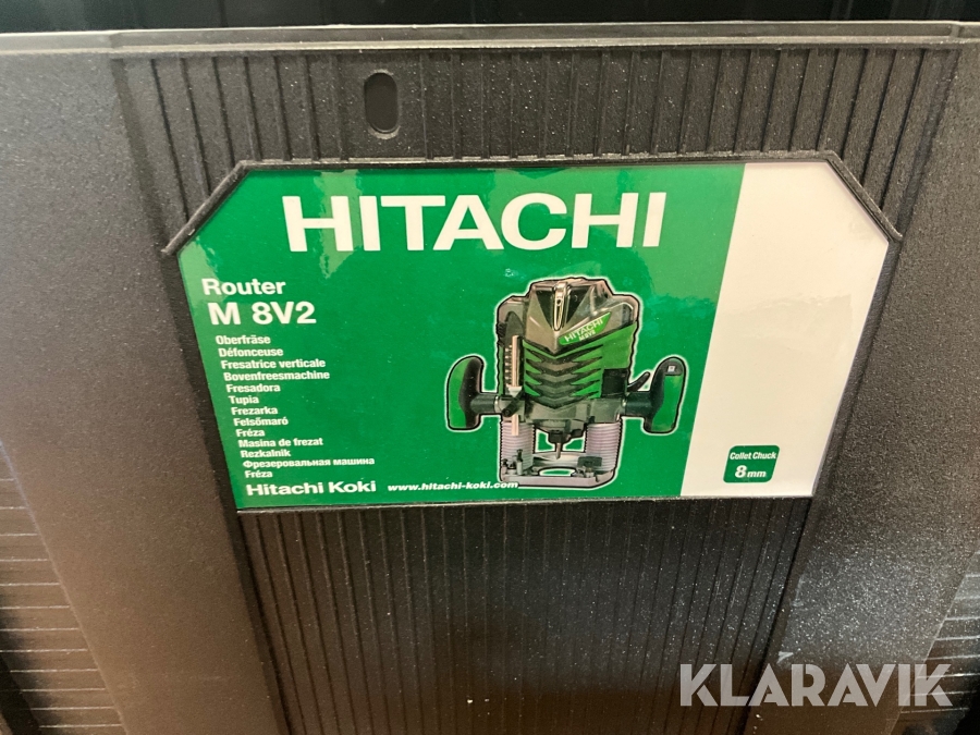 Överhandsfräs Hitachi M8V2, Älvsbyn, Klaravik auktioner