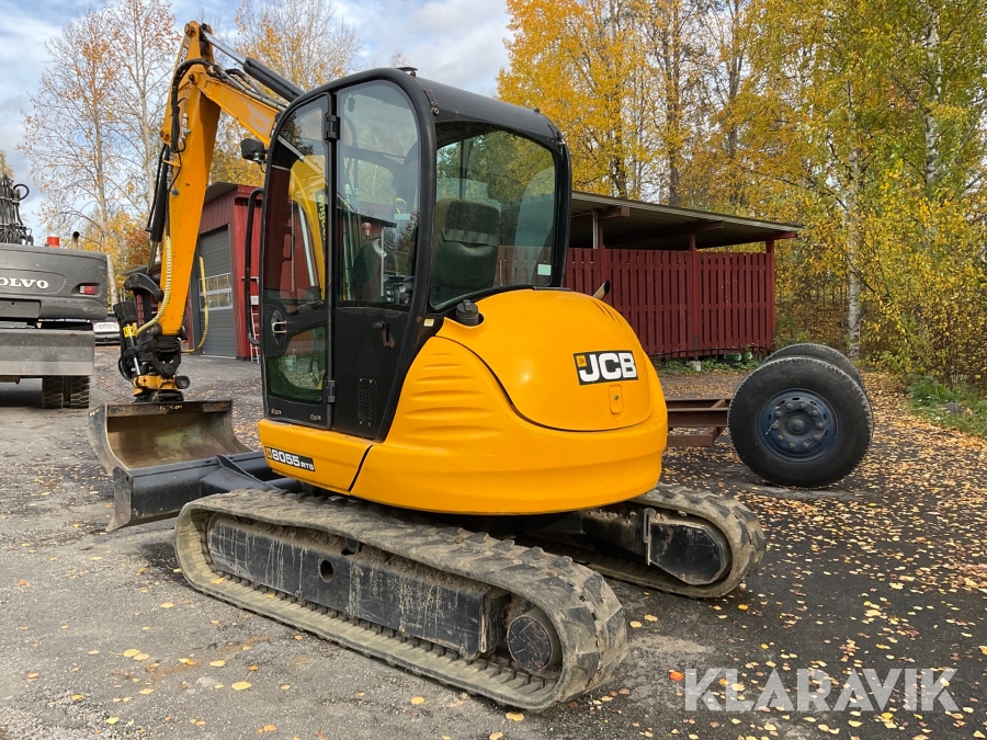 Minigrävmaskin JCB 8055 RTS, Bollnäs, Klaravik auktioner