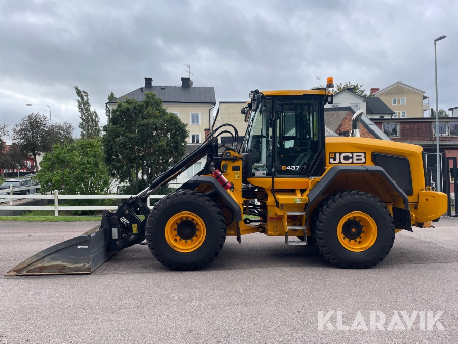 Hjullastare JCB 437HT T4F, Oskarshamn, Klaravik auktioner