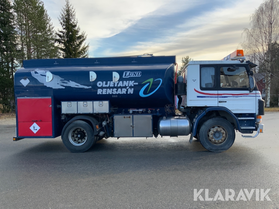 Tankbil Scania P113, Bjurholm, Klaravik auktioner