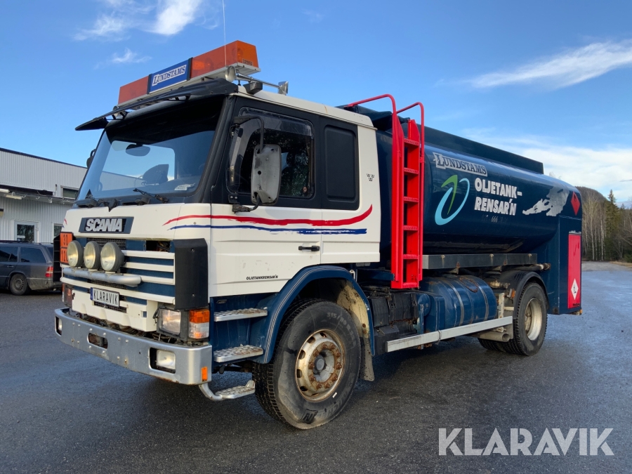 Tankbil Scania P113, Bjurholm, Klaravik auktioner