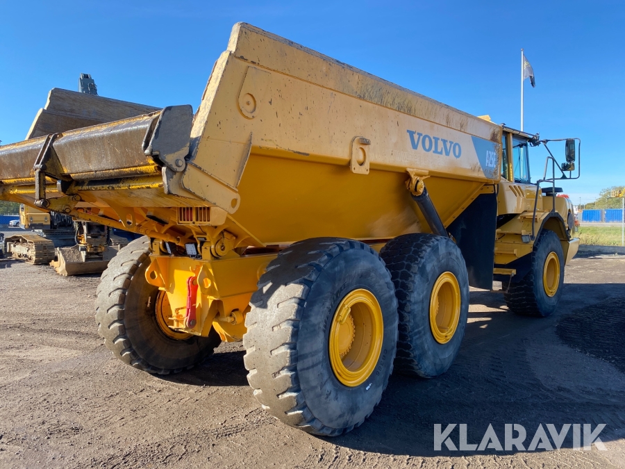Dumper Volvo A25E, Norrköping, Klaravik auktioner