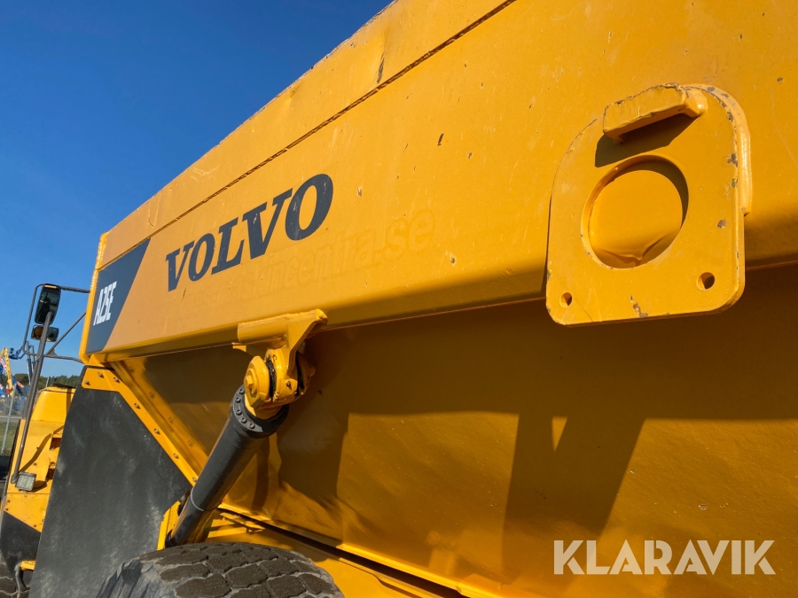 Dumper Volvo A25E, Norrköping, Klaravik auktioner