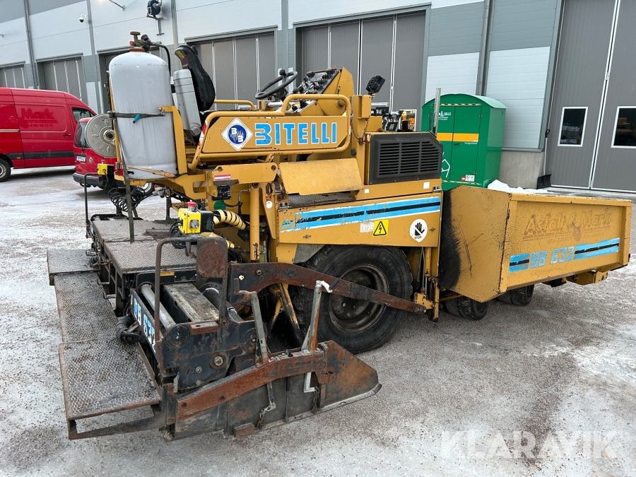 Asfaltsläggare Bitelli BB632, Gävle, Klaravik auktioner