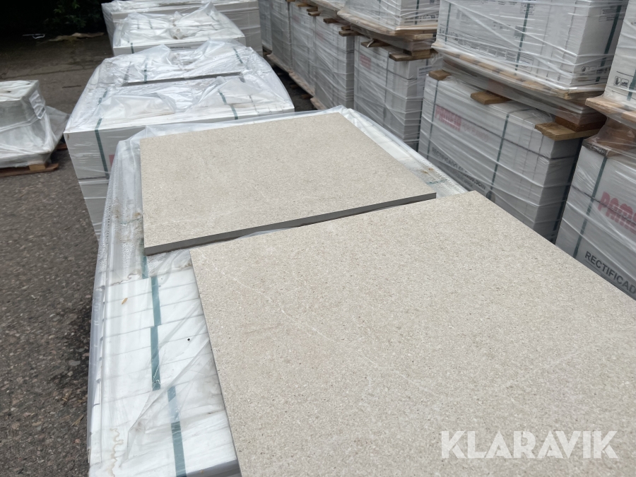 Granitkeramik 60,5x60,5 20mm sandfärgad Duplostone Marfil, H