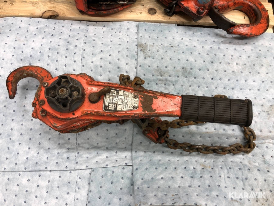 Klaravik Auktioner | Lyftblock 1,5 ton