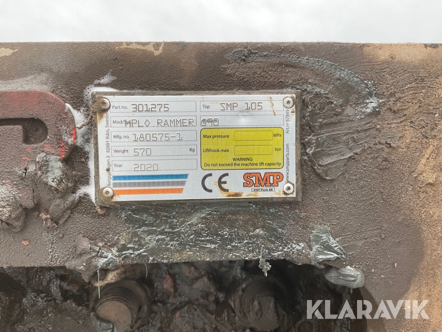 Hydraulhammare Rammer 4099E, Habo, Klaravik auktioner