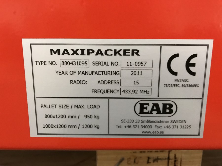 Maxipacker lagerhanteringssystem