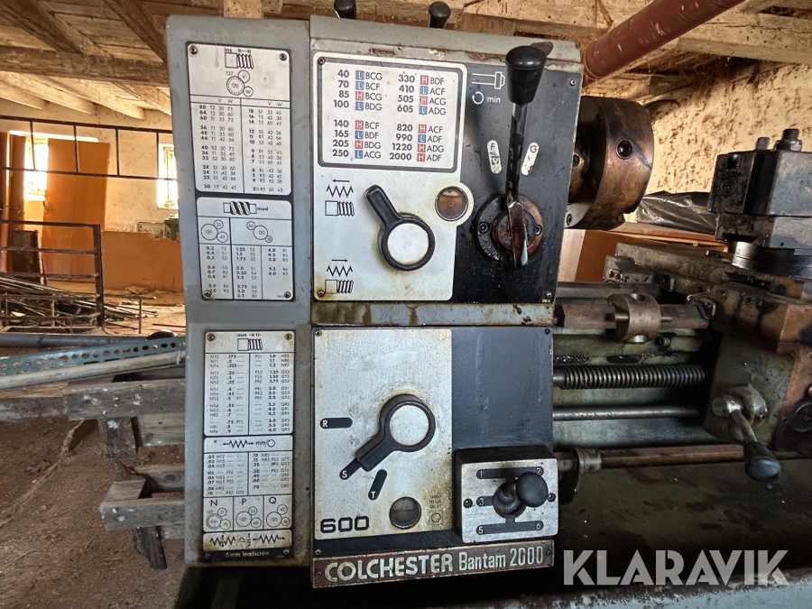 Svarv Colchester Bantam 2000, Vänersborg, Klaravik auktioner