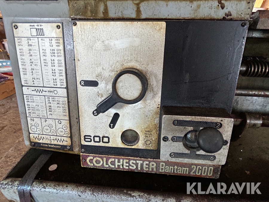 Svarv Colchester Bantam 2000, Vänersborg, Klaravik auktioner