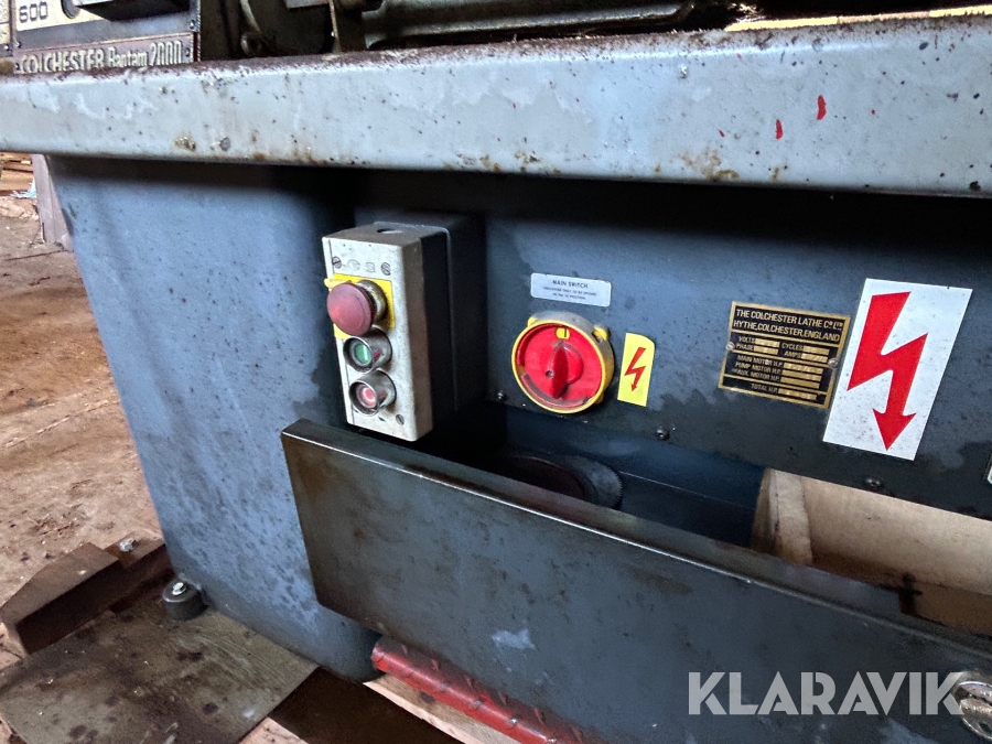 Svarv Colchester Bantam 2000, Vänersborg, Klaravik auktioner