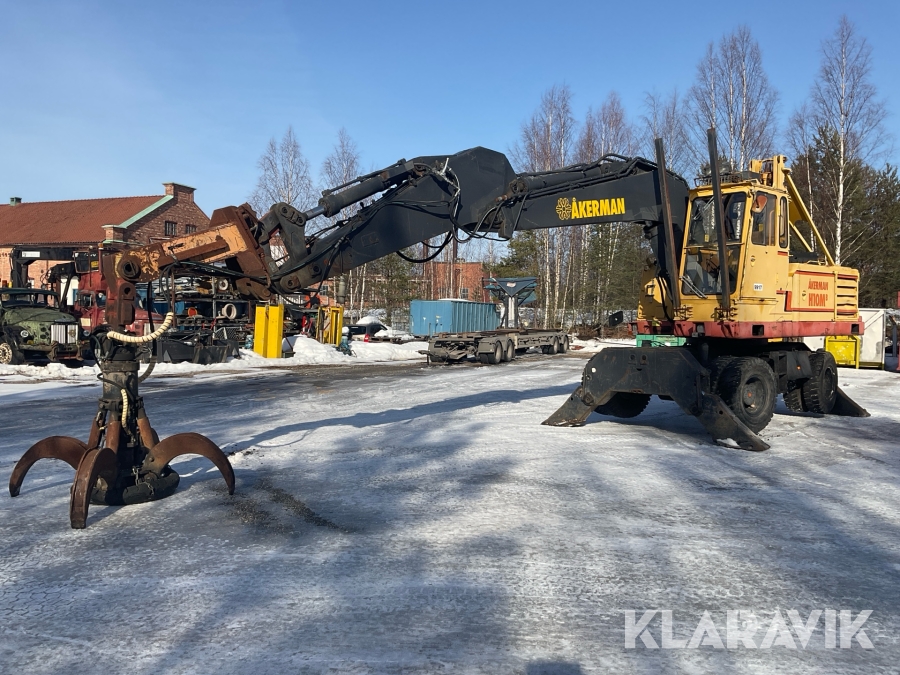 Grävmaskin Åkerman H10MB, Nordanstig, Klaravik auktioner