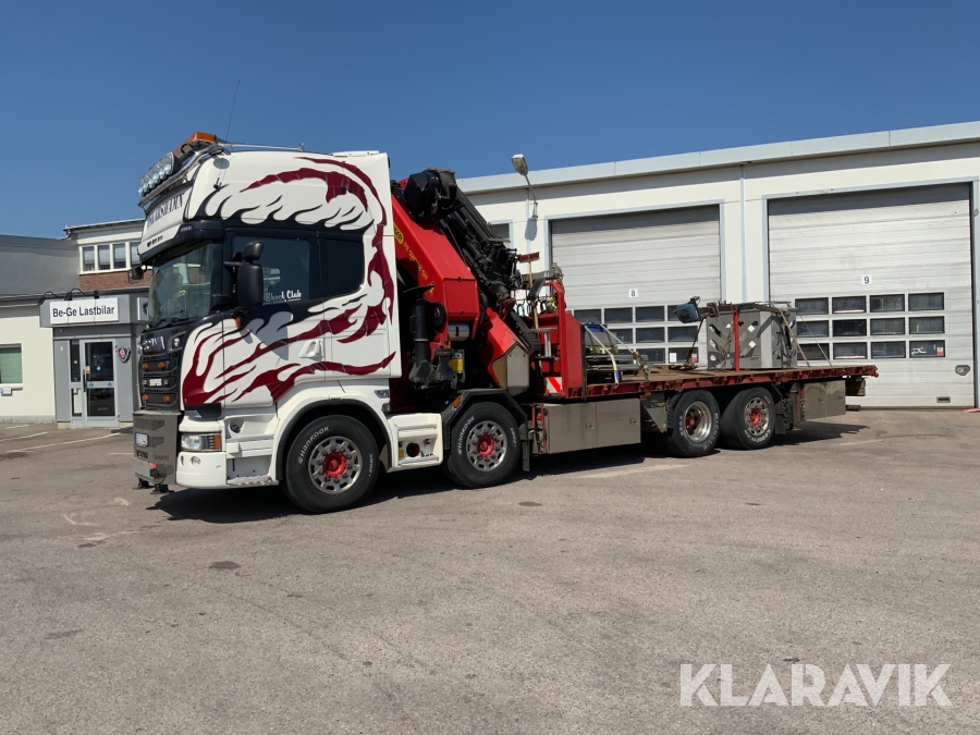 Kranbil Scania R500LB8X2 6HNB, Oskarshamn, Klaravik auktione