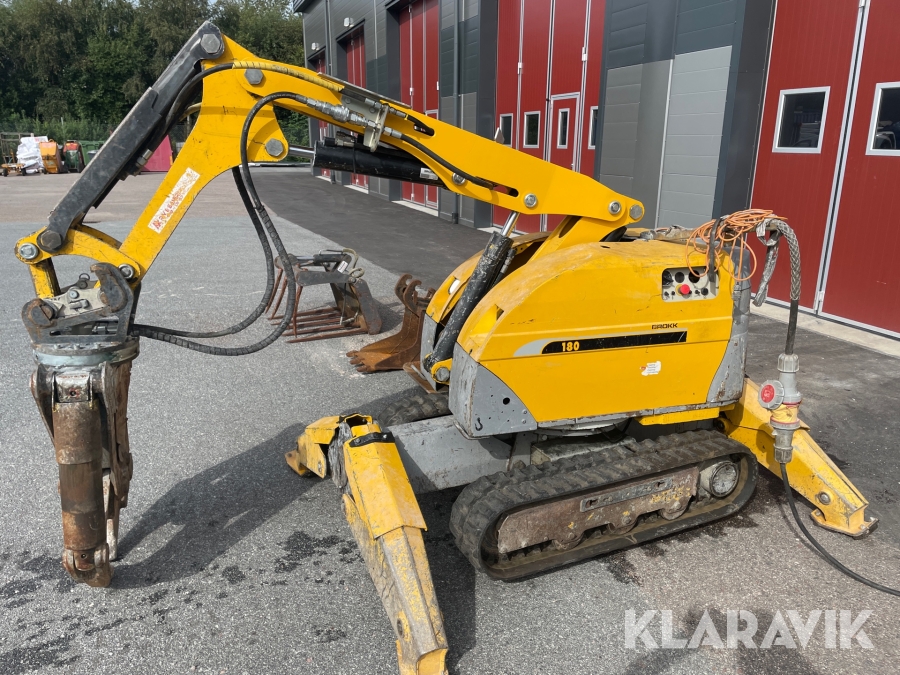Rivningsrobot Brokk 180, Uppsala, Klaravik auktioner