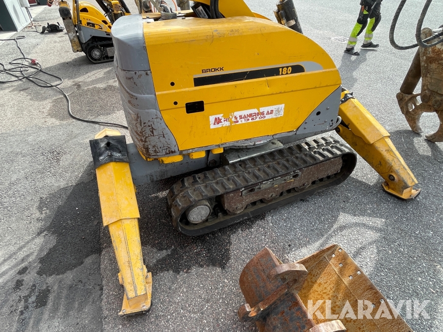 Rivningsrobot Brokk 180, Uppsala, Klaravik auktioner