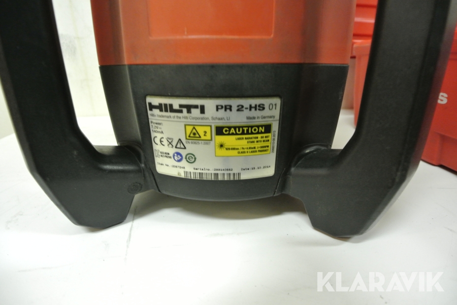 Planlaser med mottagare Hilti PR 2-HS & PRA 20, Jönköping, K