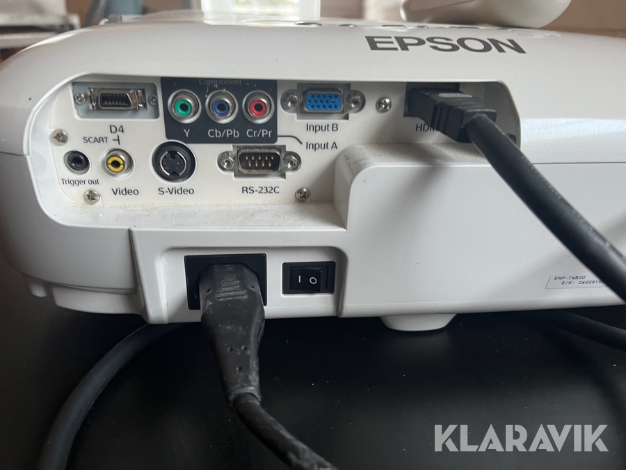 Projektor Epson TW 600, Lidköping, Klaravik auktioner