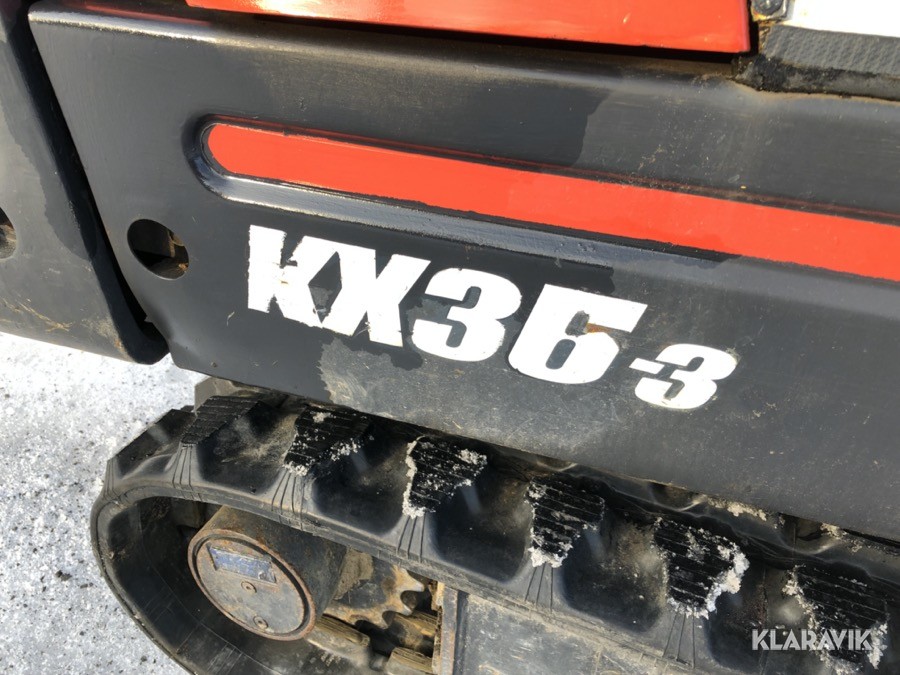 Minigrävmaskin 2 ton Kubota KX35-3